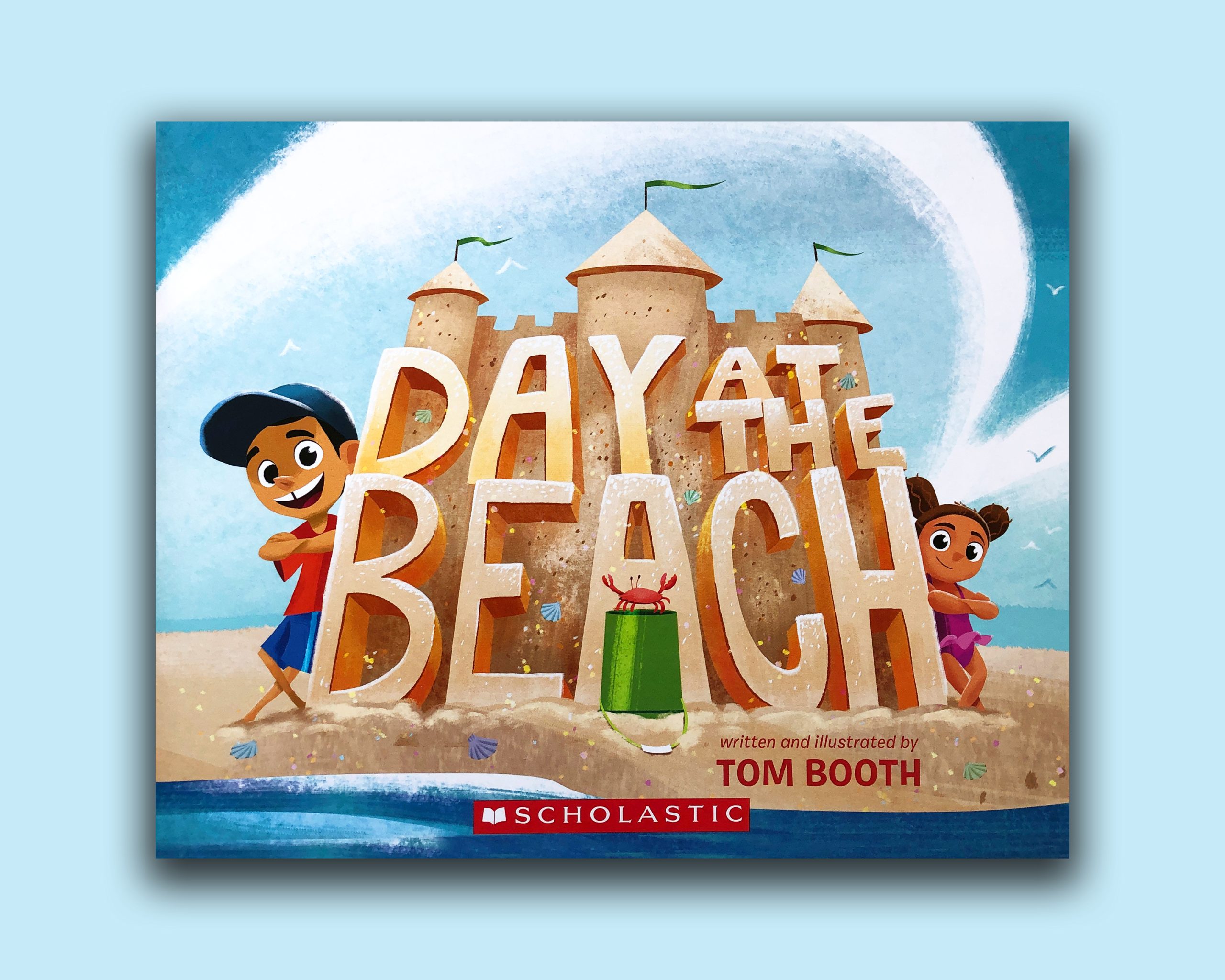 'Day At The Beach' Building a Sand Castle - The Picture Book Pages